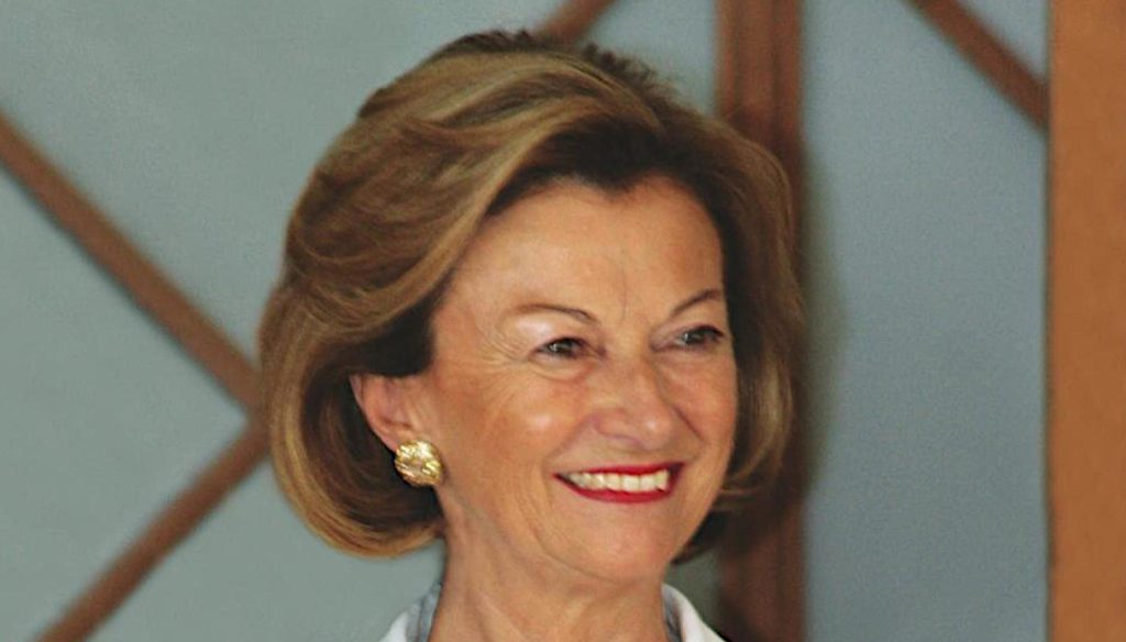 Maria Franca Ferrero, de weduwe van de patriarch van Nutella